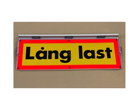 Lång last Skylt Vikbar med belysning