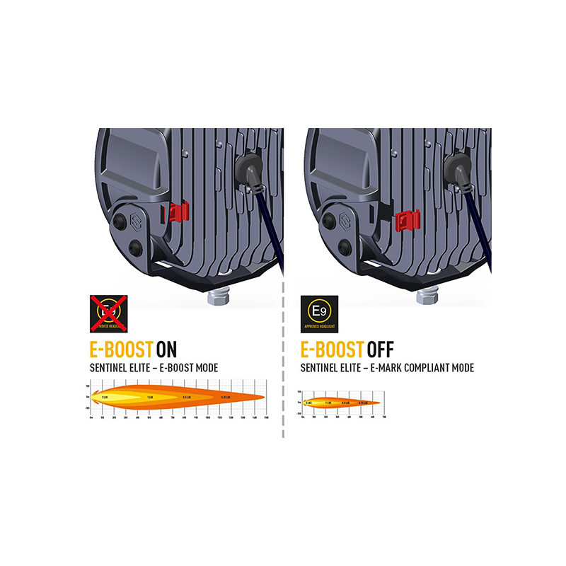 Lazer Sentinel Elite LED extraljus 9´ Black | Pgtech AB